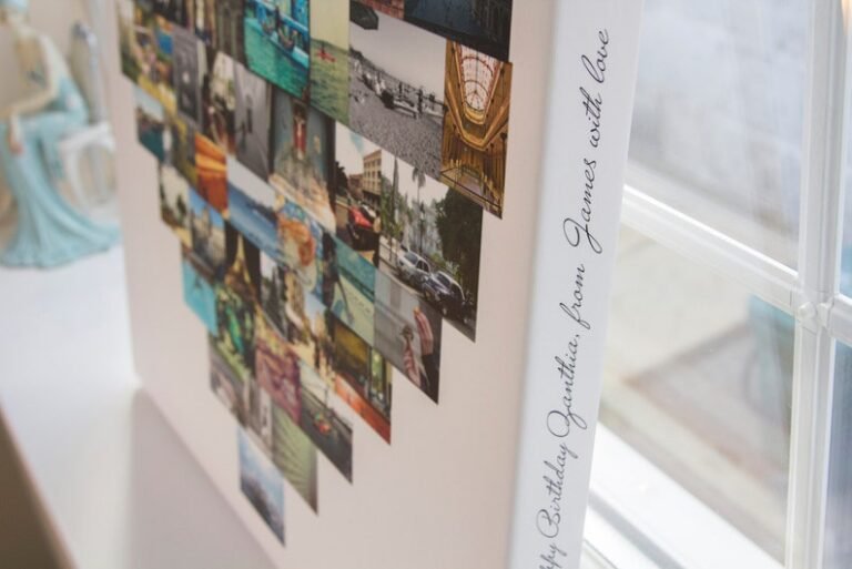 Heart Shape Collage Art Print – up to 150 Photos - CanvasJet.com